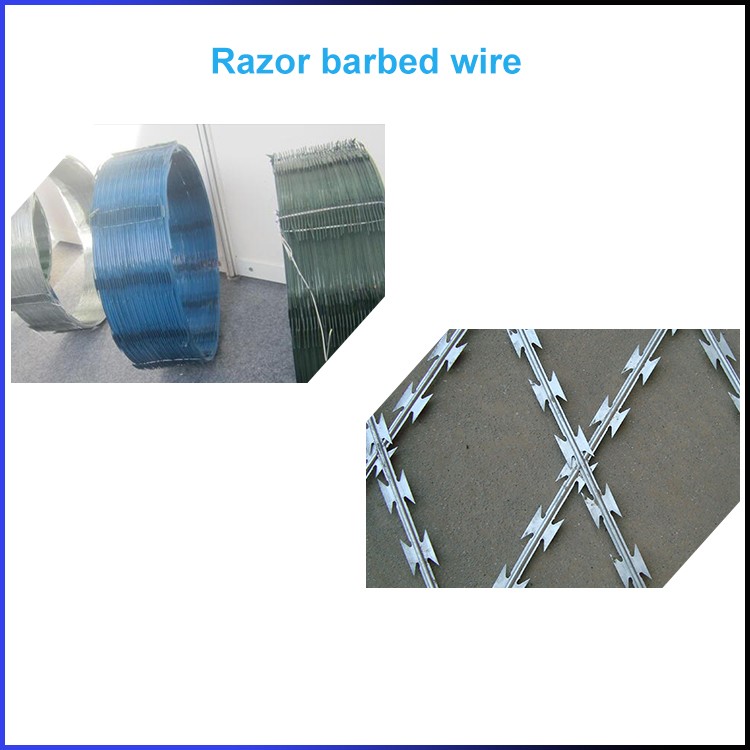 crossed galvanized bto22 razor barbed wire - Buy Product on ANPING ...